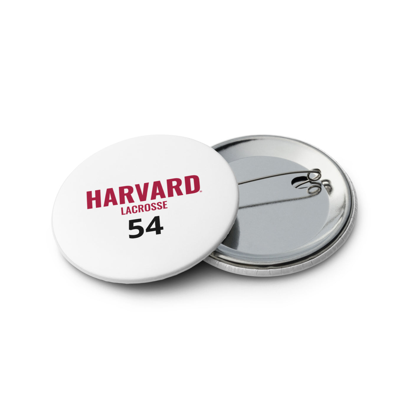 Lacrosse #54 Set of Pin Buttons — Alma Mater